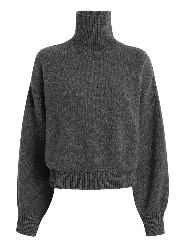Khaite Willem Cashmere Sweater - Stone