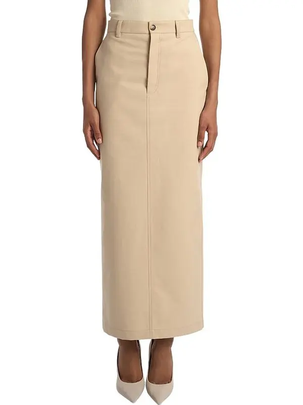 Wardrobe.NYC Column Skirt - Stone