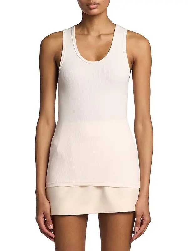 Wardrobe.NYC Ribbed Tank Top - Dove