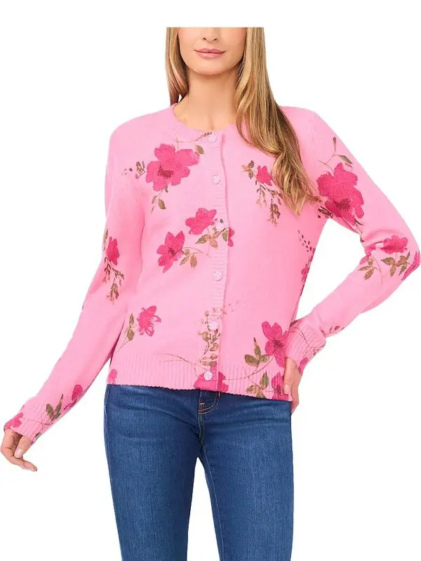 CECE DUPRAZ Crewneck Cardigan - Gin Fizz