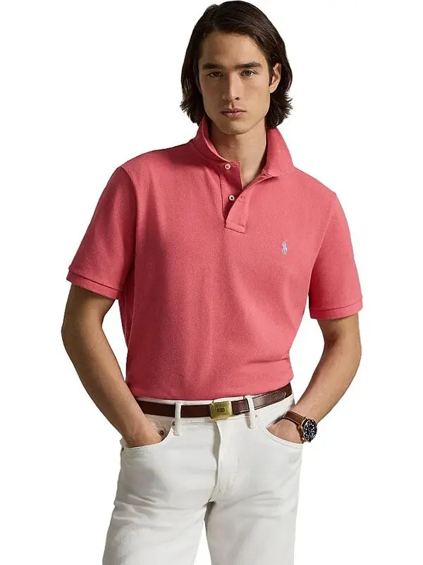 Polo Ralph Lauren The Iconic Mesh Polo Shirt - Red