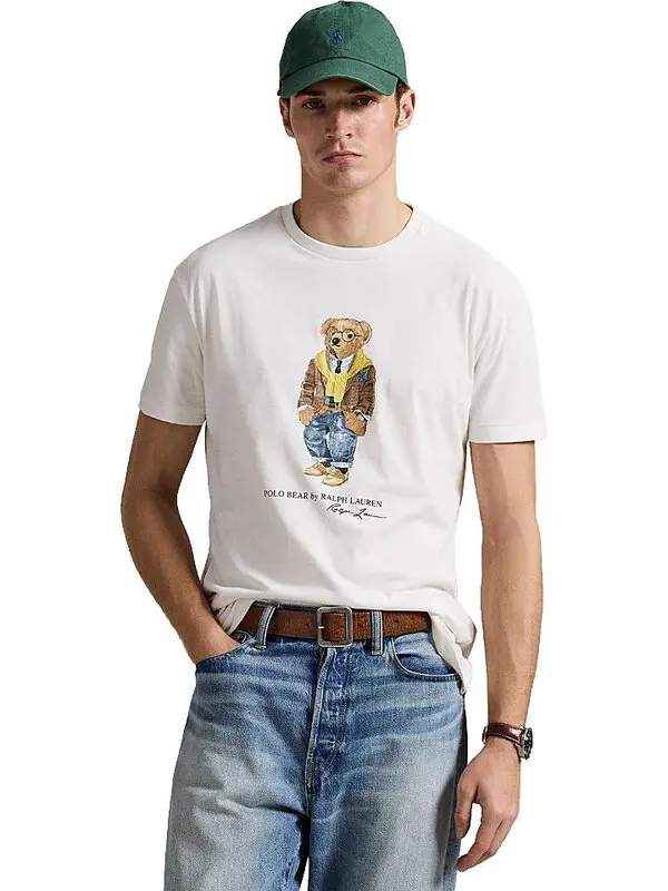 Polo Ralph Lauren Classic Fit Polo Bear Jersey T-shirt - White