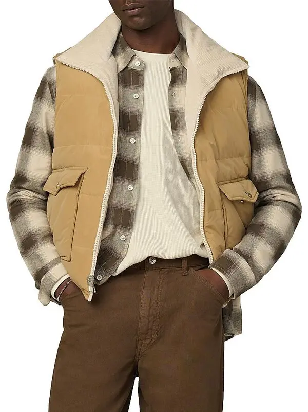 Joe's Jeans Reversible Corduroy Vest - Winter Sand