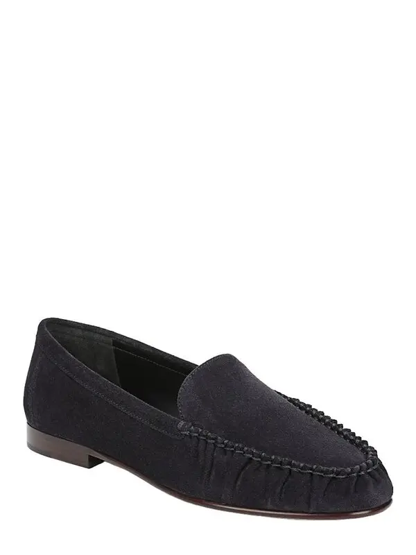 Veronica Beard Prilla Loafer Flats - Navy