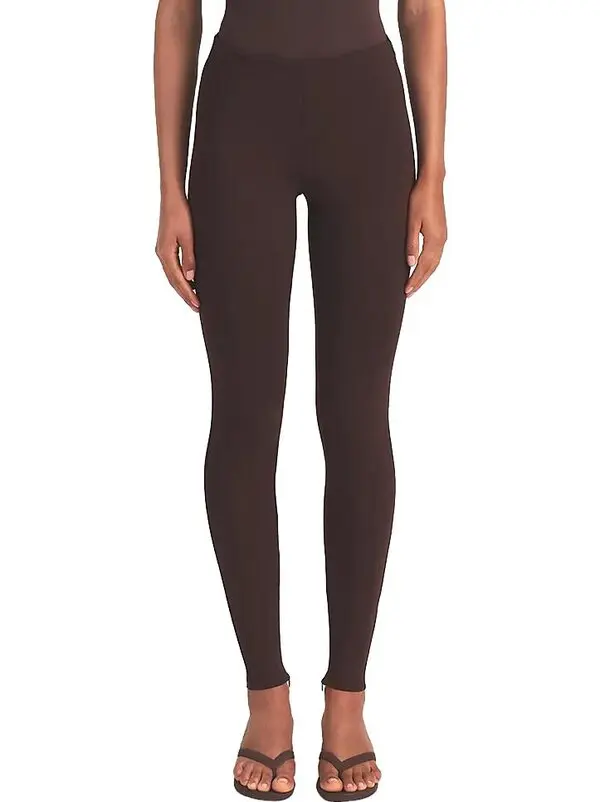 SKIMS Essential High Waist Pants - Espresso