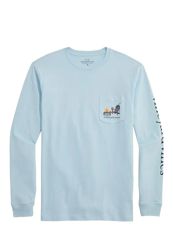 Vineyard Vines Relaxed Fit Long Sleeve Graphic Tee - Summer Evening