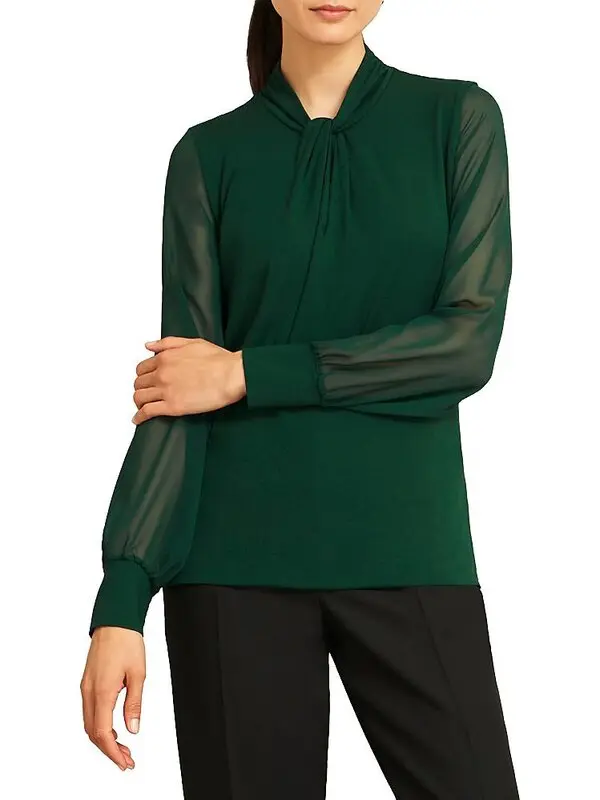 HOBBS LONDON Ashley Top - Bay Green