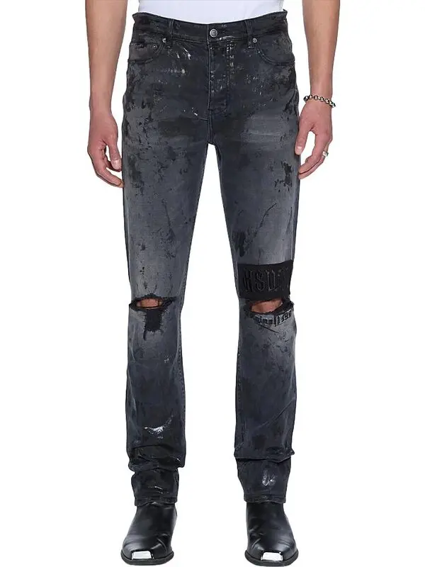 Ksubi Chitch Powder Slim Fit Jeans - Charcoal