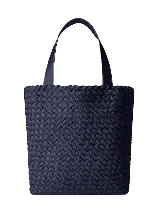 NAGHEDI Cosmo Large Woven Tote Bag - Ink Blue