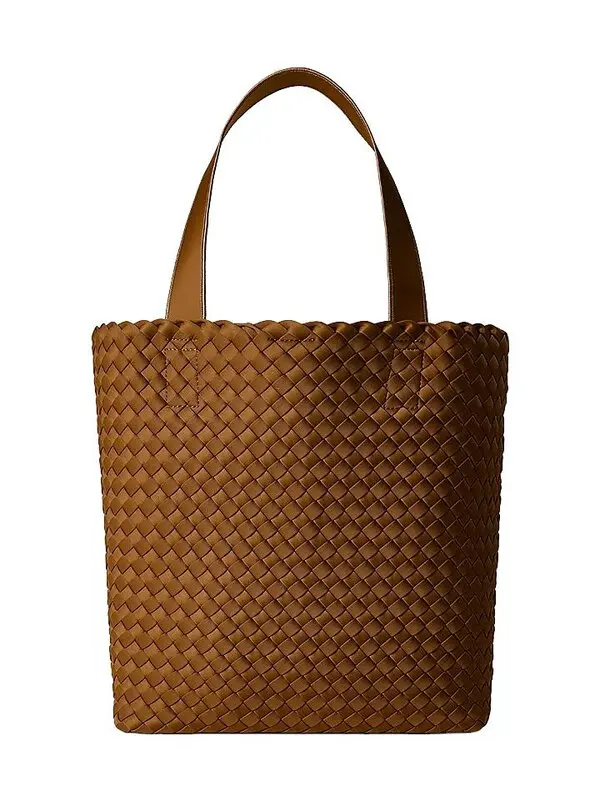 NAGHEDI Cosmo Large Woven Tote Bag - Teak