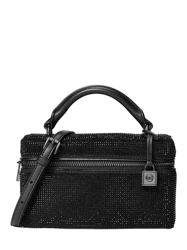 Michael Kors Leather Crossbody Bag - Black