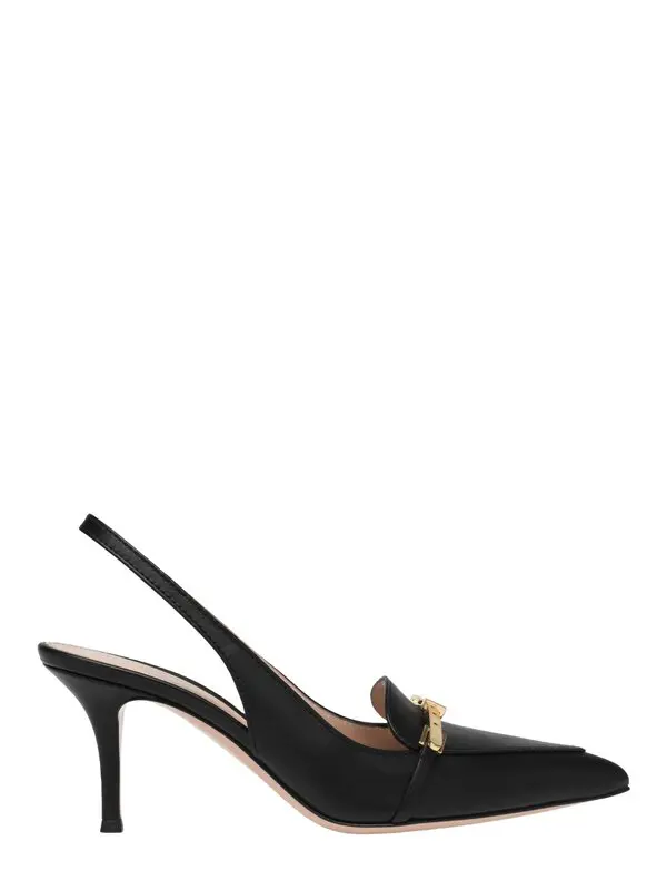 GIANVITO ROSSI Carrey Sling 70 - Black - Calf