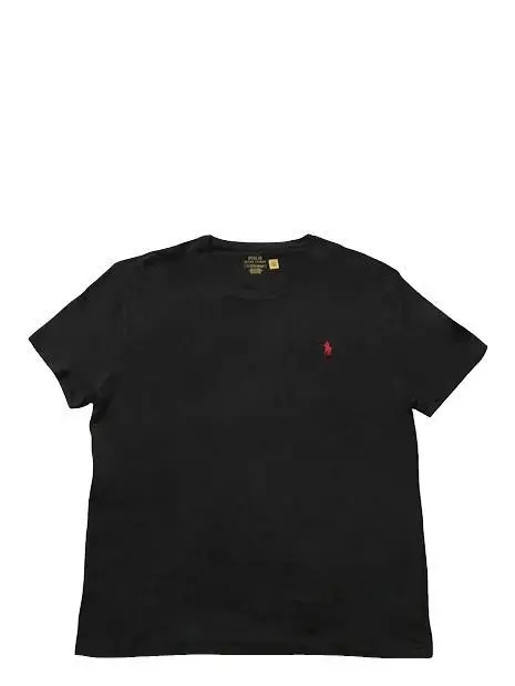 Polo Ralph Lauren Short Sleeve Jersey Knit Crewneck Sweat-shirt T-shirt - Black