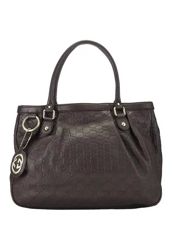 Gucci Microguccissima Sukey Handbag - Brown