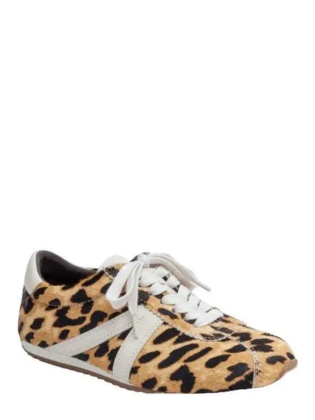 Linea Paolo Calf Hair Low-top Sneaker - Tan/ivory