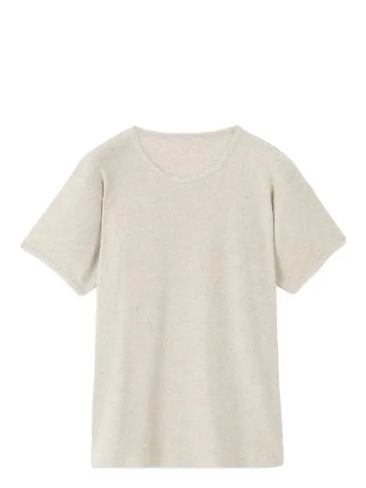 FORTELA Courtney Cotton-linen Ribbed T-shirt - Garza
