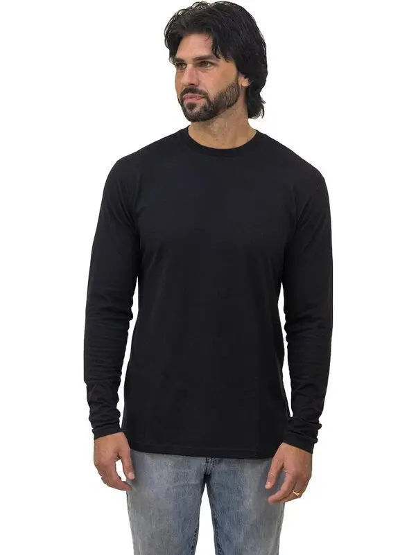 EPIC FITS Standard Long Sleeve Crew Neck T-shirt 3-pack - Black