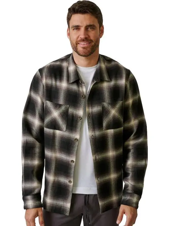LEISURE LAB Coyote Flannel Button Up - Wolf