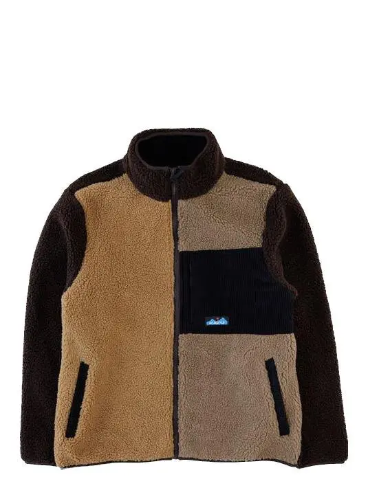 KAVU Wayside Fleece Jacket - Wild Wood Block