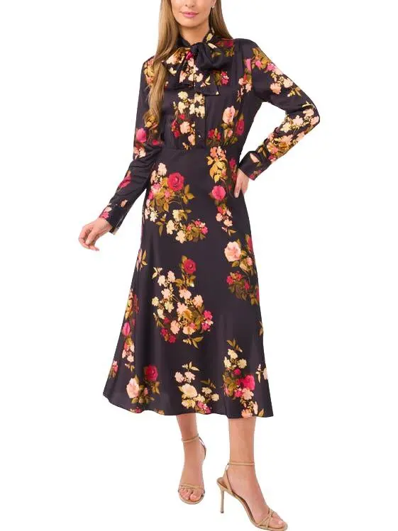 Ted Baker London Alessandra Long Sleeve Shirtdress - Rich Black