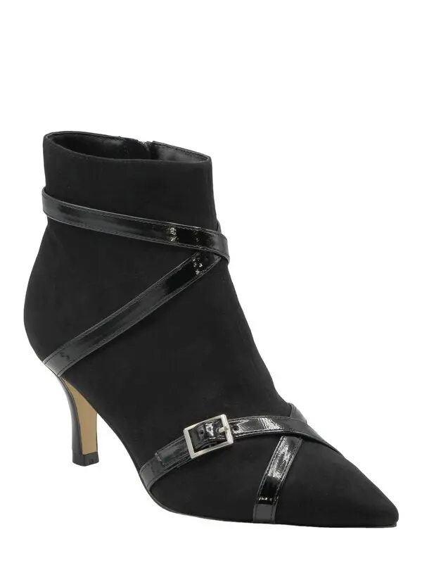 Charles By Charles David Annie Buckle Strap Bootie - Black