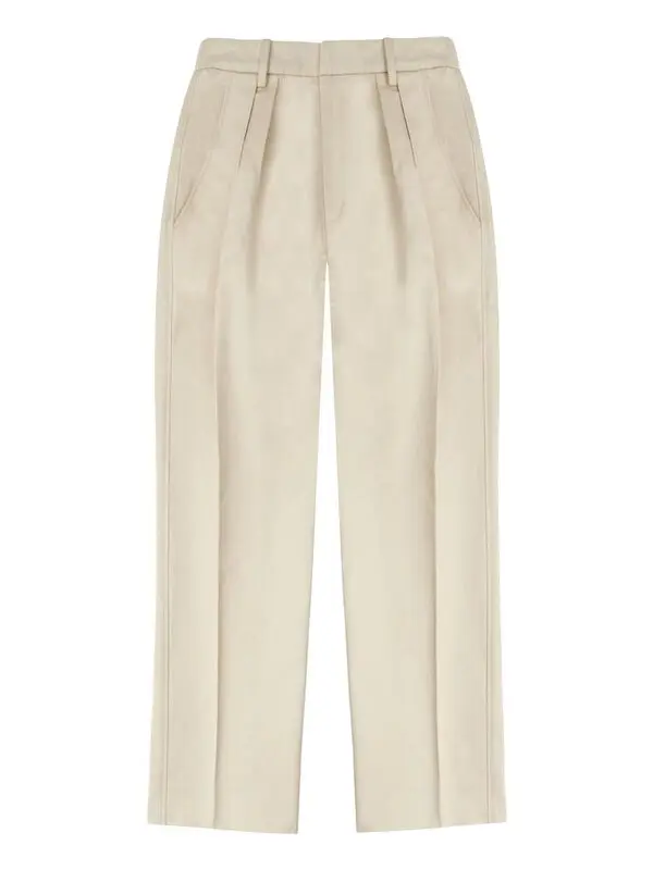 FORTELA Janet Pleated Trousers - Camel