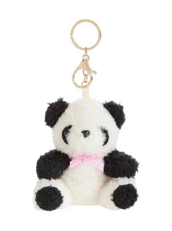 CAPELLI NEW YORK Panda Bag Charm - Ivory Multi