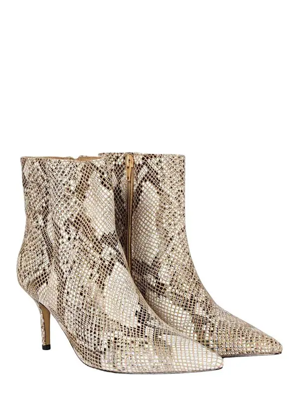 SAINT G Lottie Pointed Toe Bootie - Beige