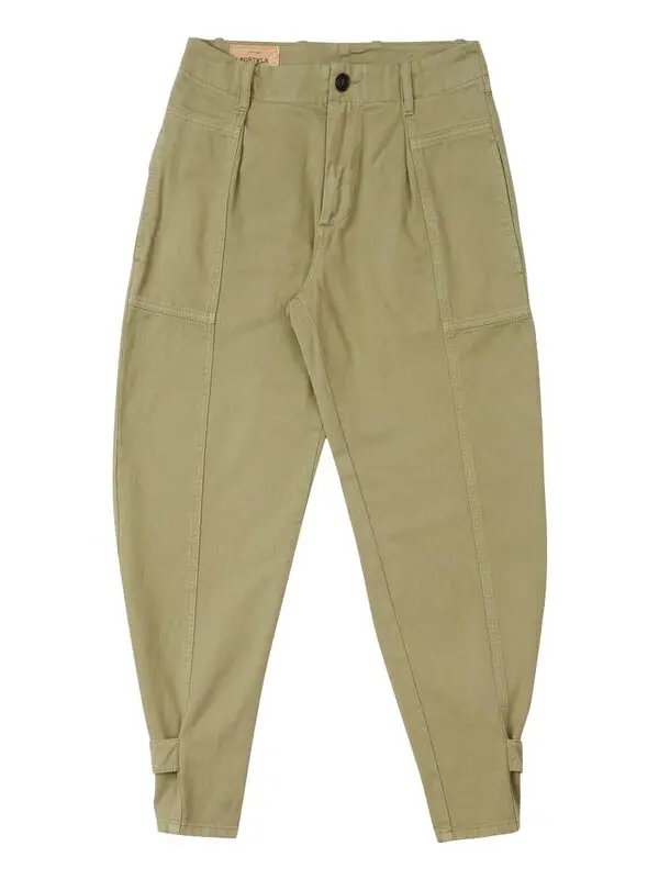 FORTELA Twill Cargo Pants - Green