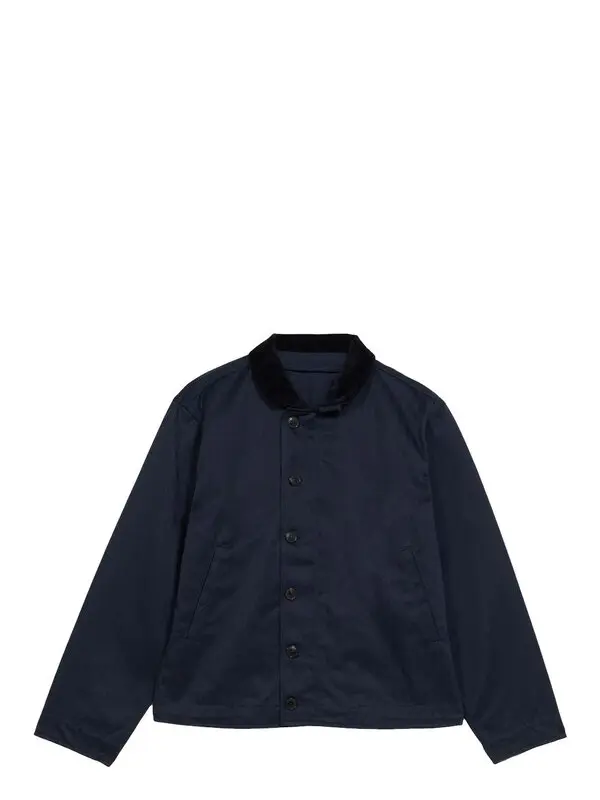 FORTELA Deck Cotton Jacket - Blue