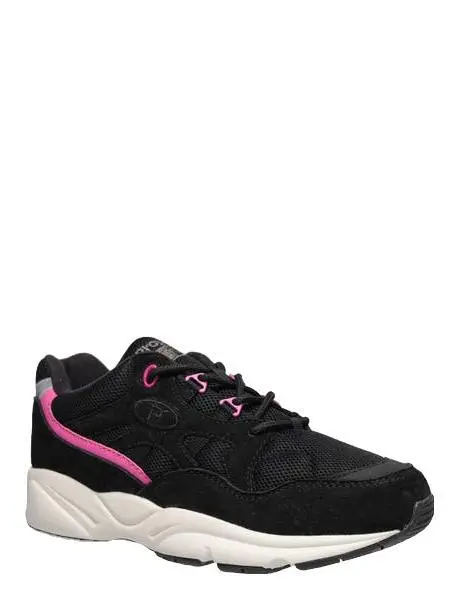 PROPET Stability Fusion Sneaker - Black/pink