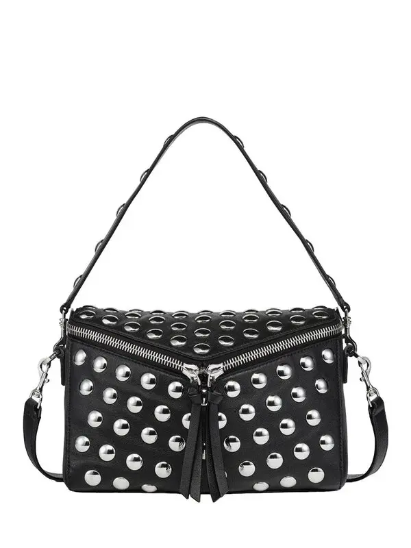 Mcm Diamant 3d Shoulder Bag - Black