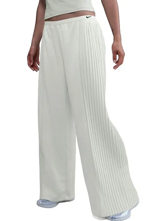 Nike Pleated Wide Leg Pants - Sail/black
