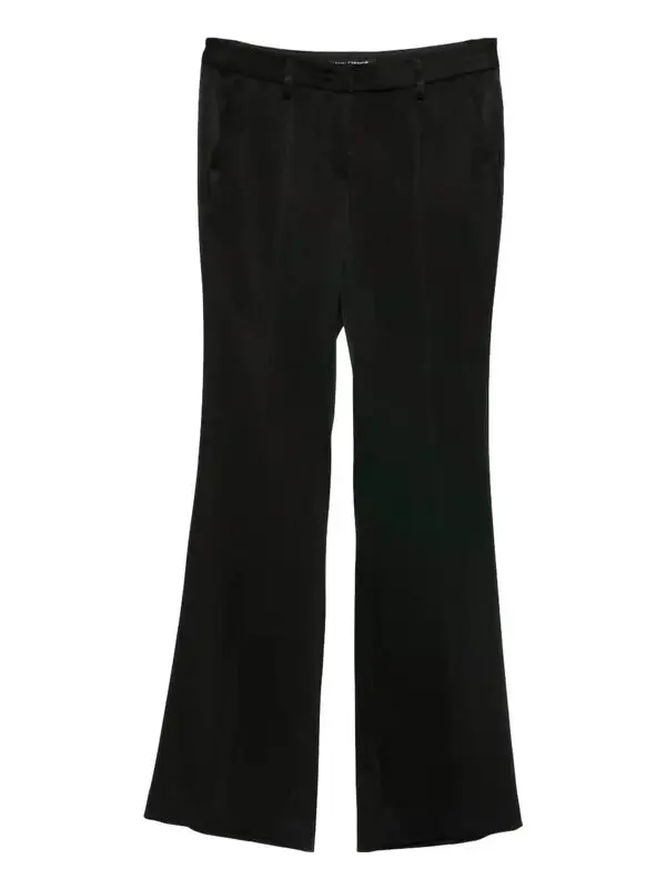 LUISA CERANO Flared-leg Trousers - Black