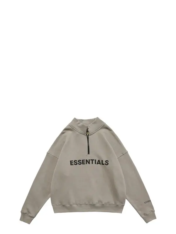Fear Of God Half Zip Sweatshirt - Tan