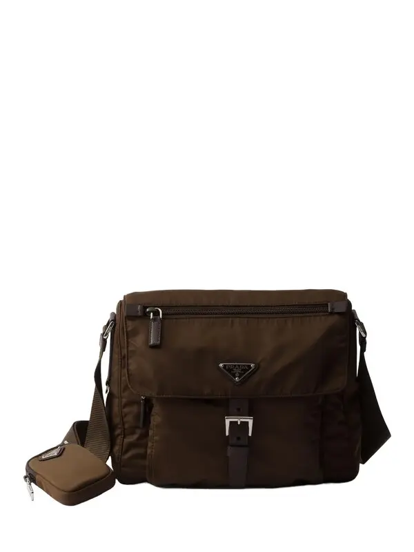 Prada Re-nylon Shoulder Bag - Brown
