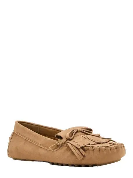 Anne Klein Cali Driving Shoe - Sand Suede