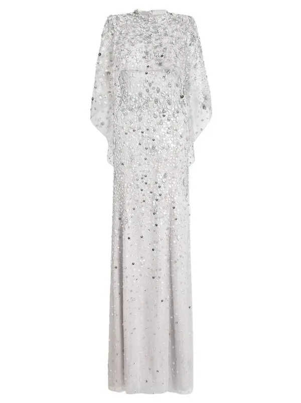 Jenny Packham Gracie Embellished Gown - Ammonite