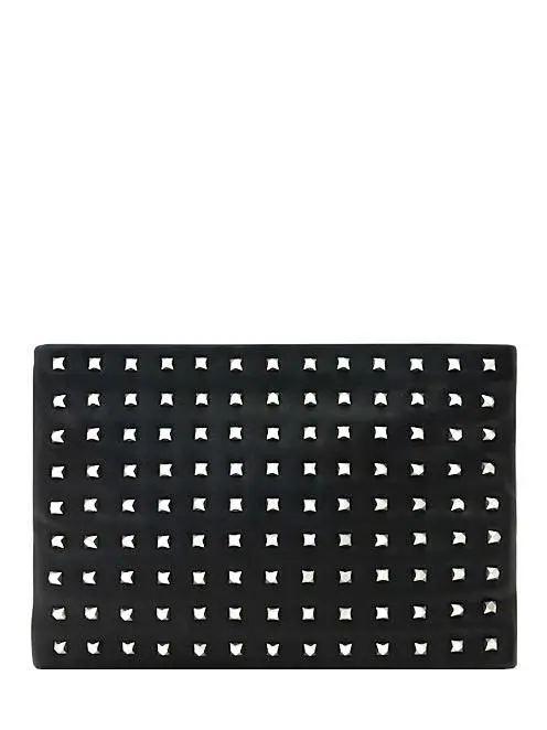 ALLSAINTS Bettina Embellished Leather Clutch - Black