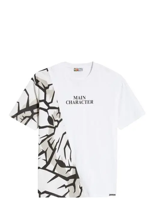 VERYRARE Main Character Cotton Graphic T-shirt - White