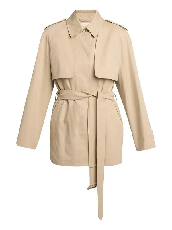 THE ROW Tavoris Hybrid Trench Jacket - Sandstone