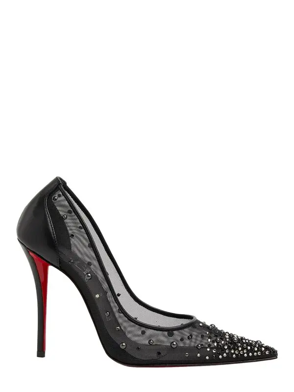 CHRISTIAN LOUBOUTIN 100mm Mesh Pumps - Black