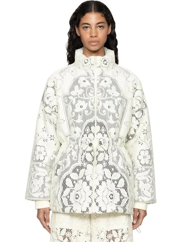 Sea Arianna Lace Puffer Jacket - Stripe