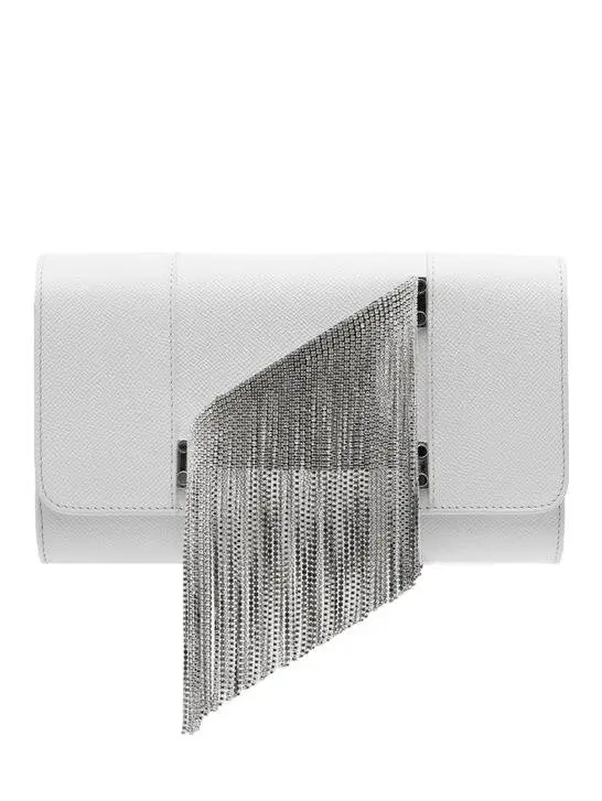 Perrin Leiffel Cascade Glove Clutch - White