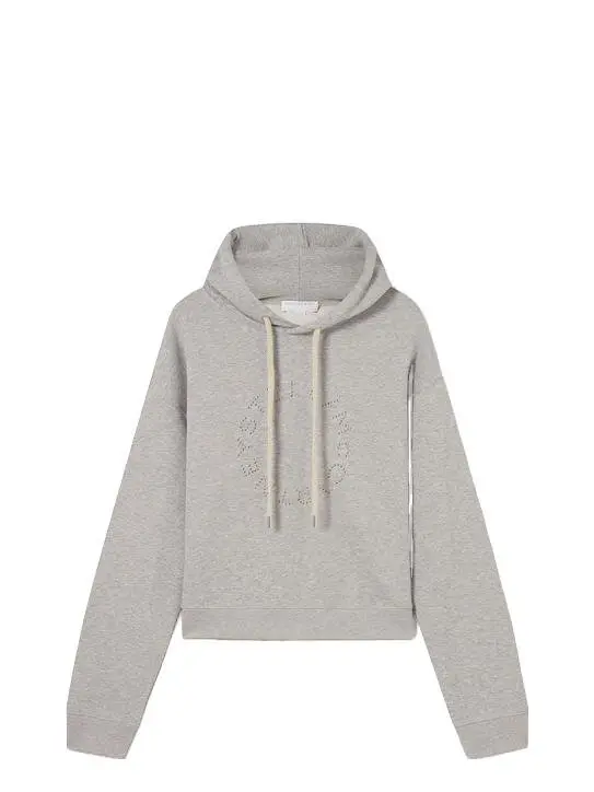 Stella McCartney Logo-embroidered Cropped Hoodie - Red
