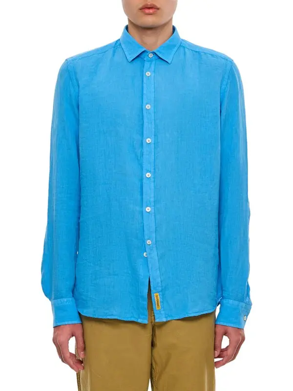 B.D.BAGGIES Linen Shirt - Sky Blue