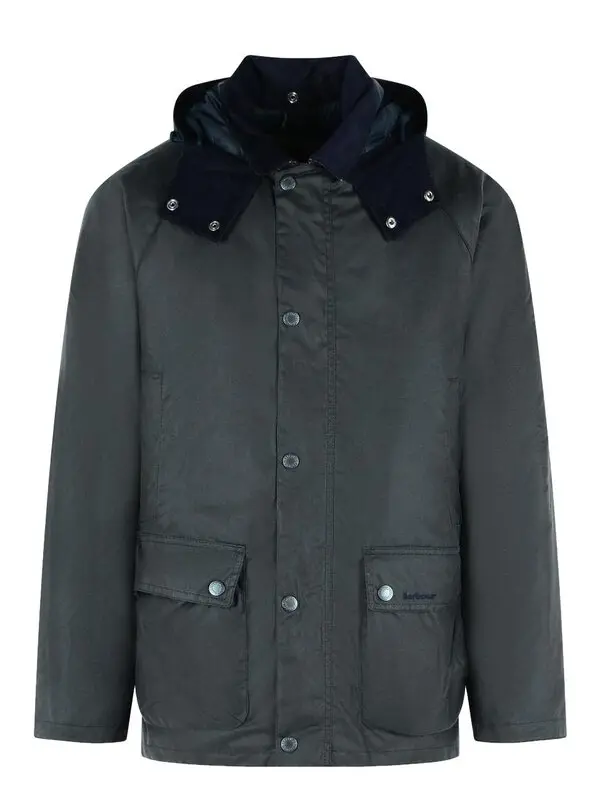 Barbour Modern 'beaufort' Waxed Cotton Jacket - Navy