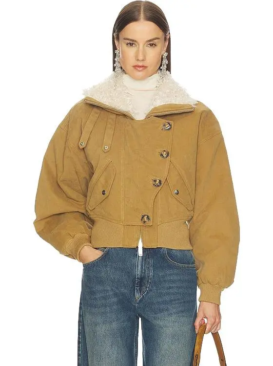 Isabel Marant Oana Jacket - Camel