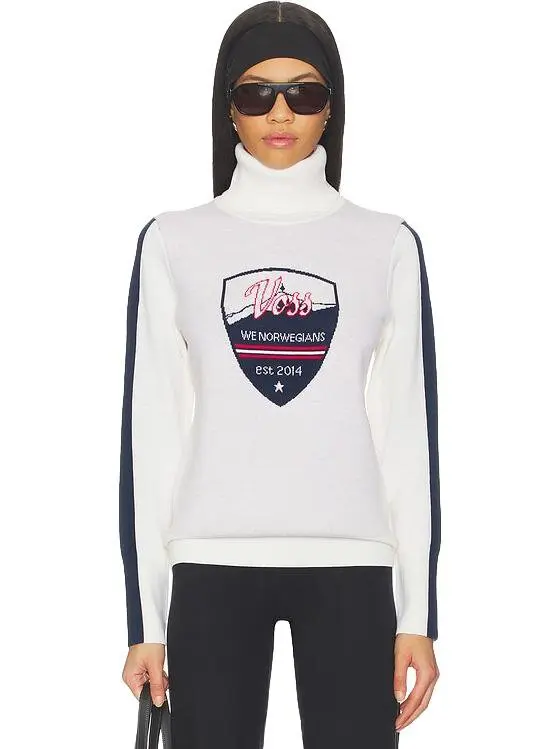WE NORWEGIANS After Ski Sweater - Cream