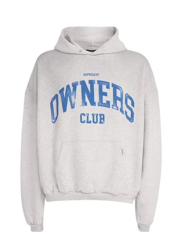 REPRESENT Cotton Owner's Club Hoodie - Grey